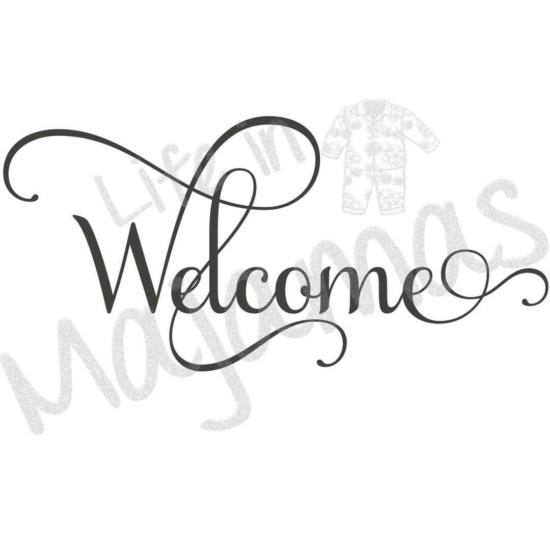 Welcome SVG - Etsy