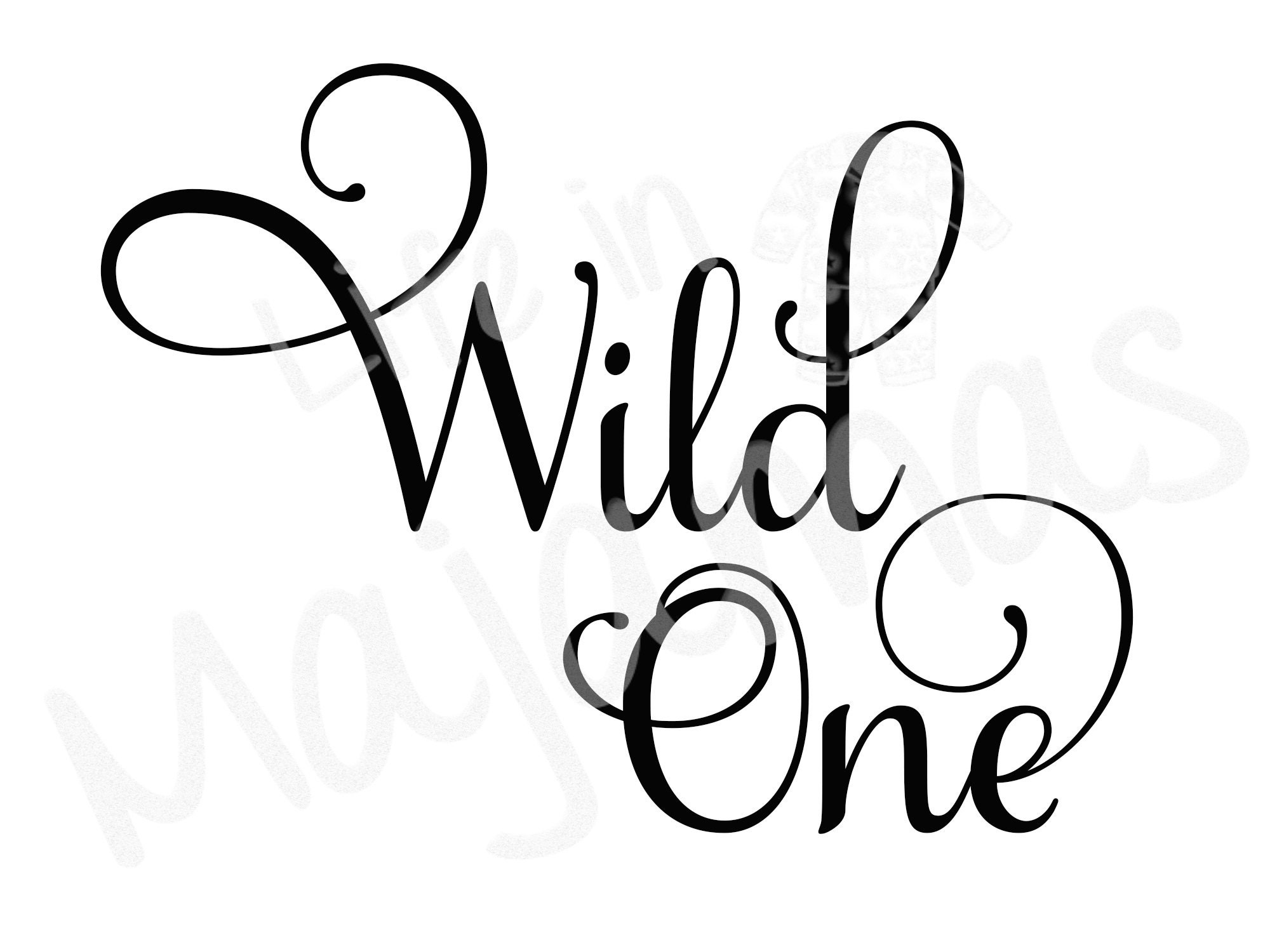Wild One SVG PNG - Etsy