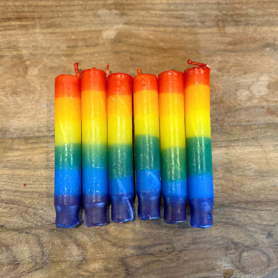 Candlestock Hippie Drippy Drip Candles 6 Pack - Etsy