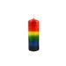 Rainbow Pillar Candle - Etsy