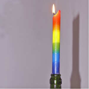 Colors of the Rainbow Drip Candle 10 Pack - Etsy