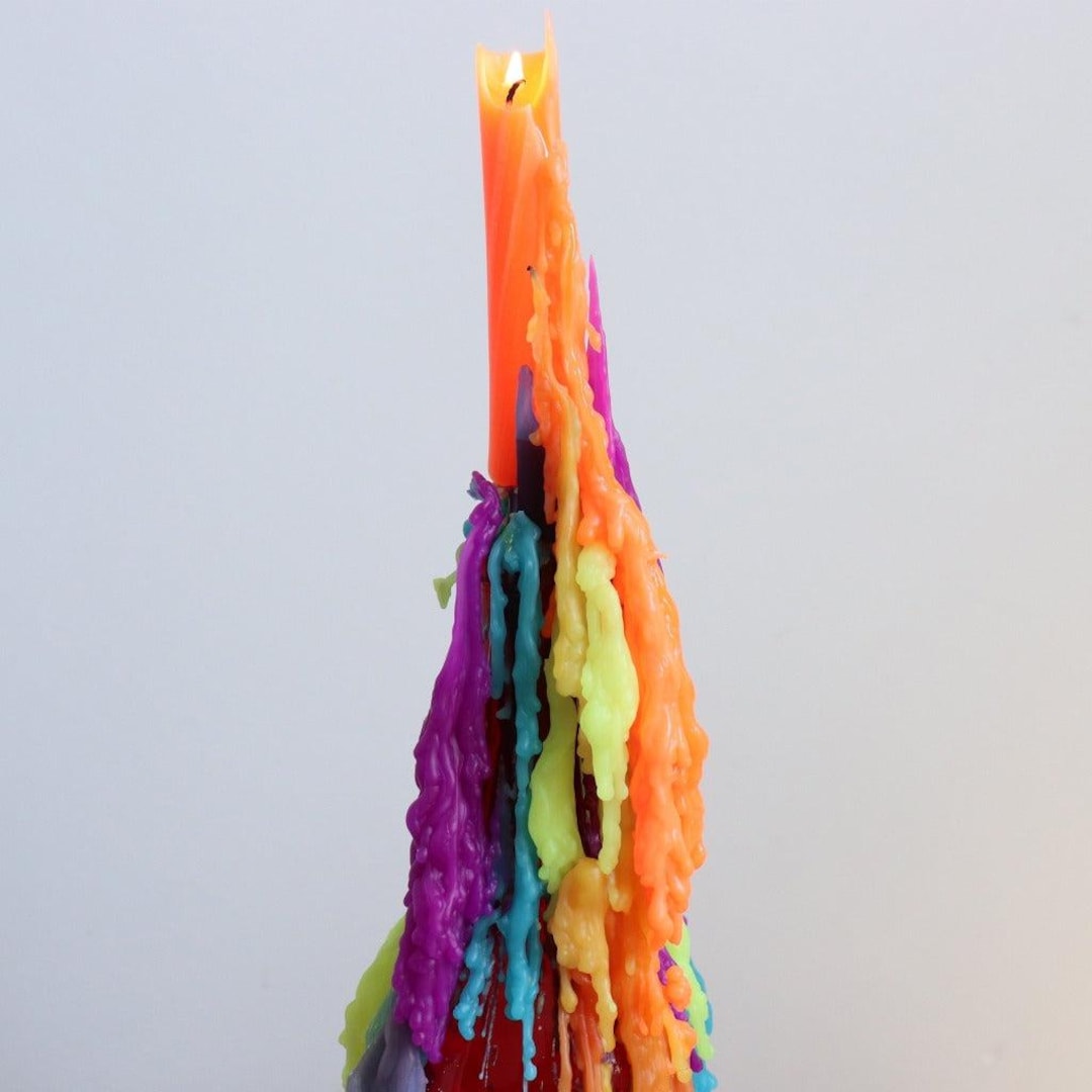Vibrant Colors 25 Drip Candle Pack - Etsy