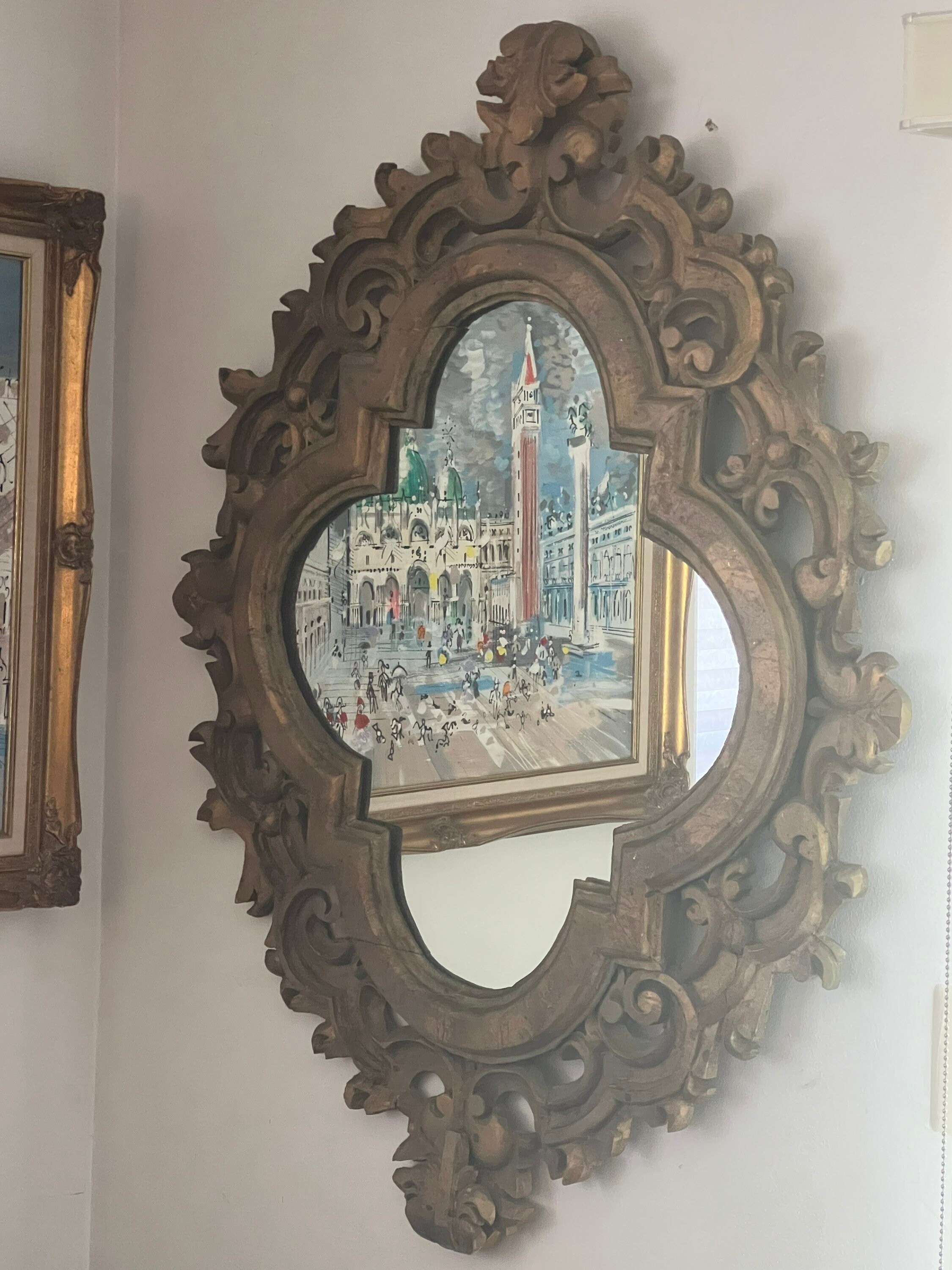 1960s Mexican Hand Carved Spanish Revival Mirror - Etsy