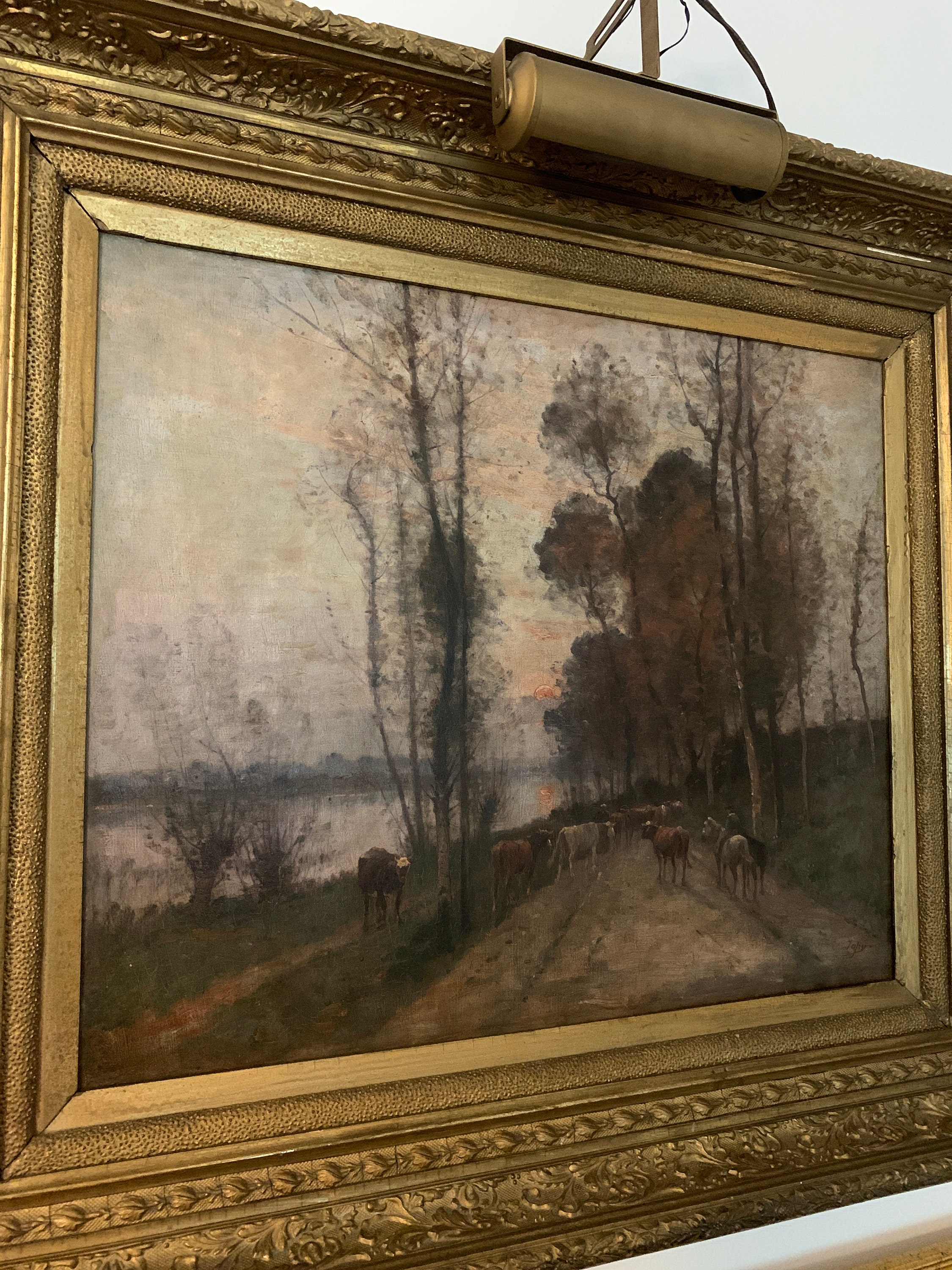 Louis Aime Japy (1840-1916) “landscape” Oil on Canvas - Etsy