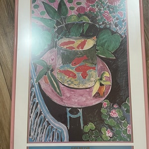 Rare 1987 Henri Matisse Lithograph Titled Goldfish - Etsy