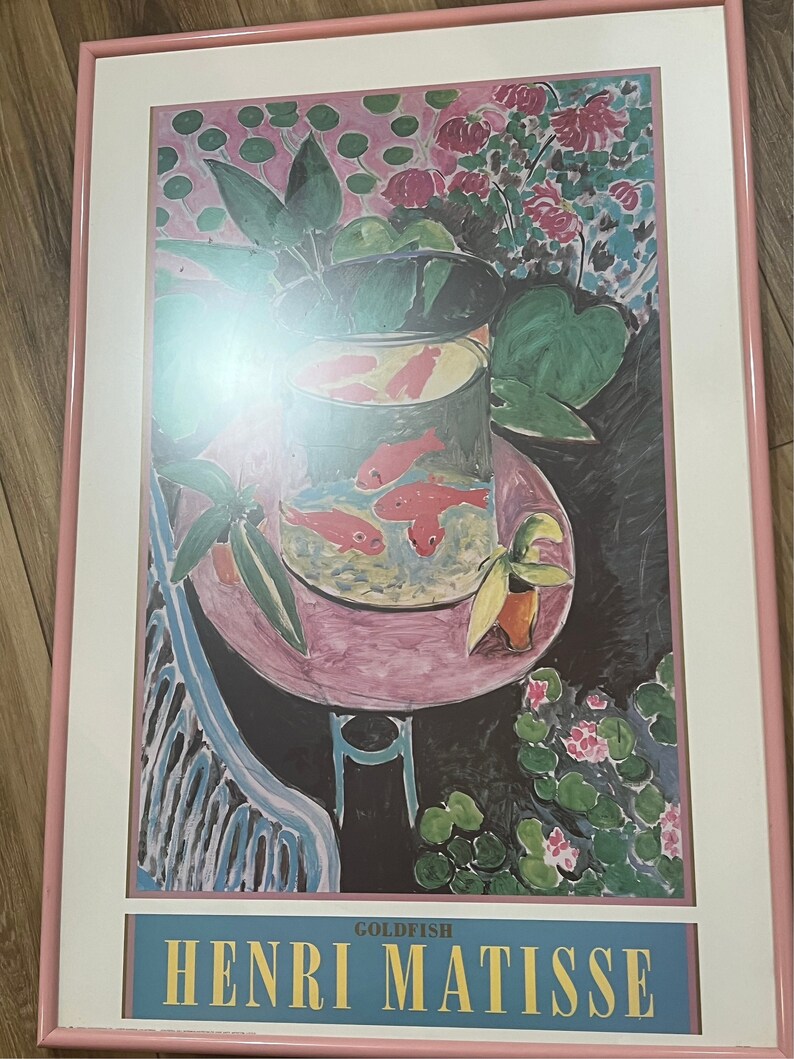 Rare 1987 Henri Matisse Lithograph Titled Goldfish - Etsy