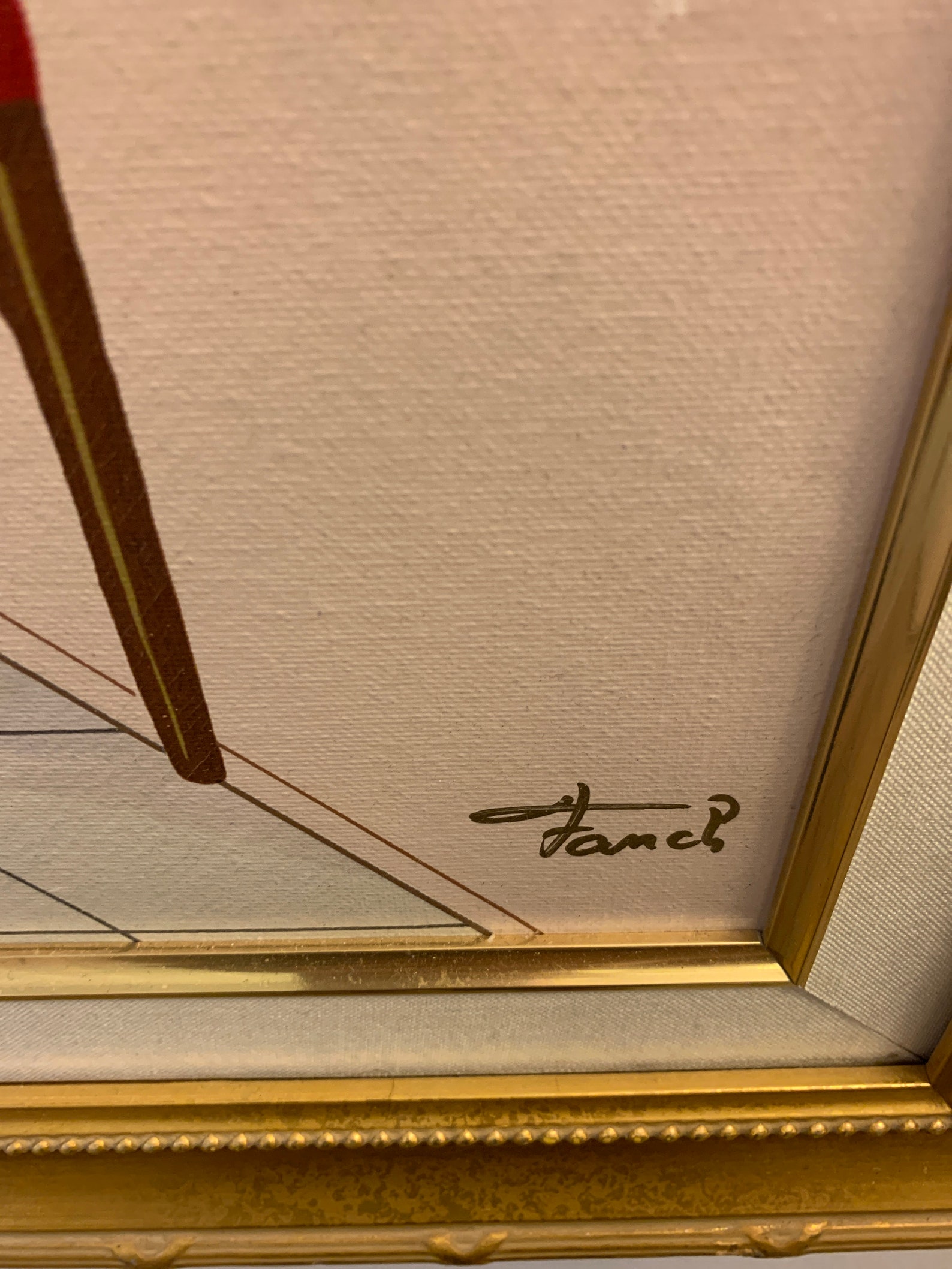 Fanch Ledan Serigraph With Acrylic, Title: 'interior With Picasso' - Etsy