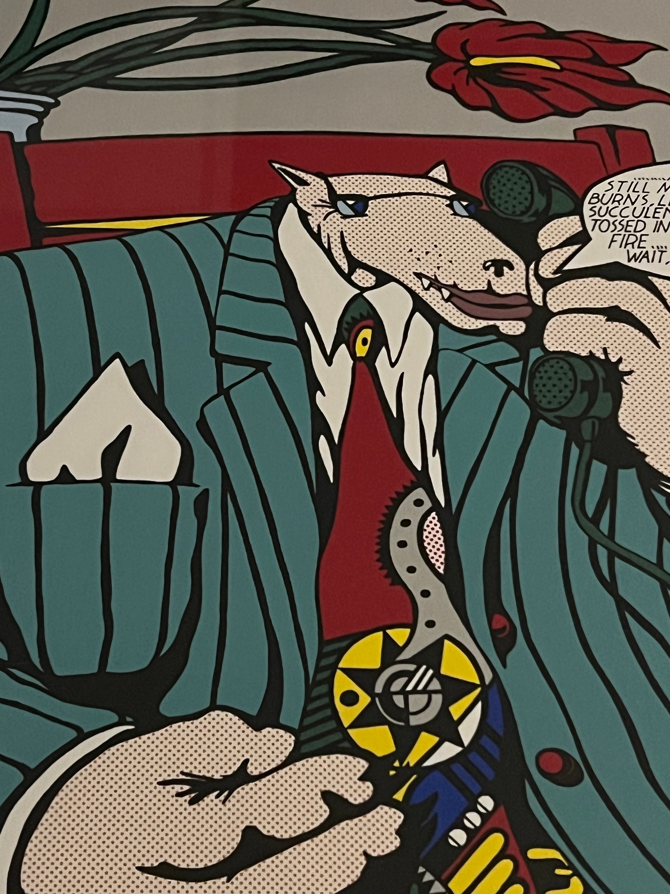 Markus Pierson Homage to Roy Lichtenstein Lithograph Hand Signed Low ...