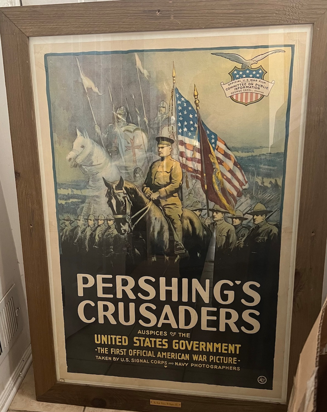 Pershing’s Crusaders WW1, US War Film Poster George Creel, H.c. Minor ...