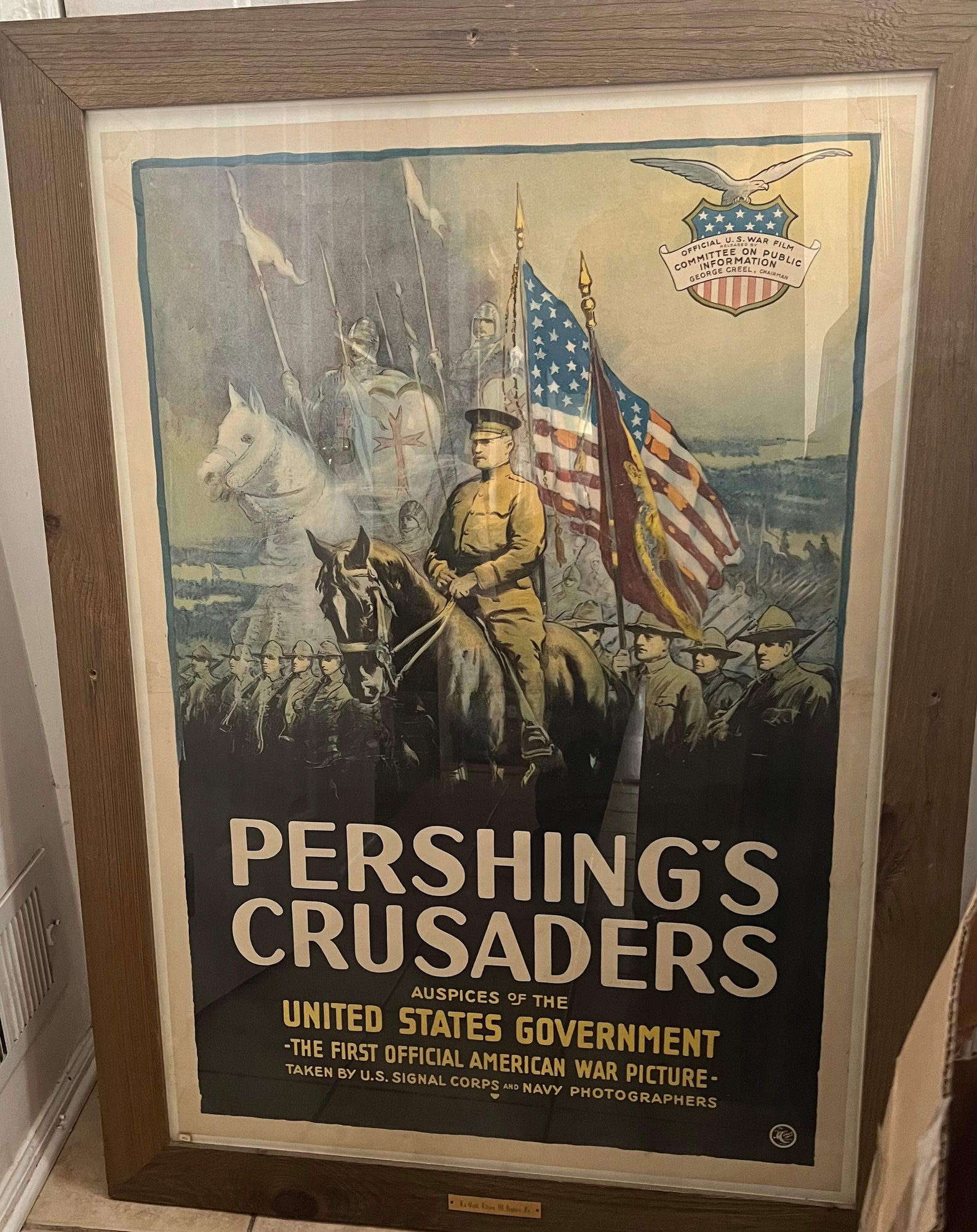 Pershing’s Crusaders WW1, US War Film Poster George Creel, H.c. Minor ...