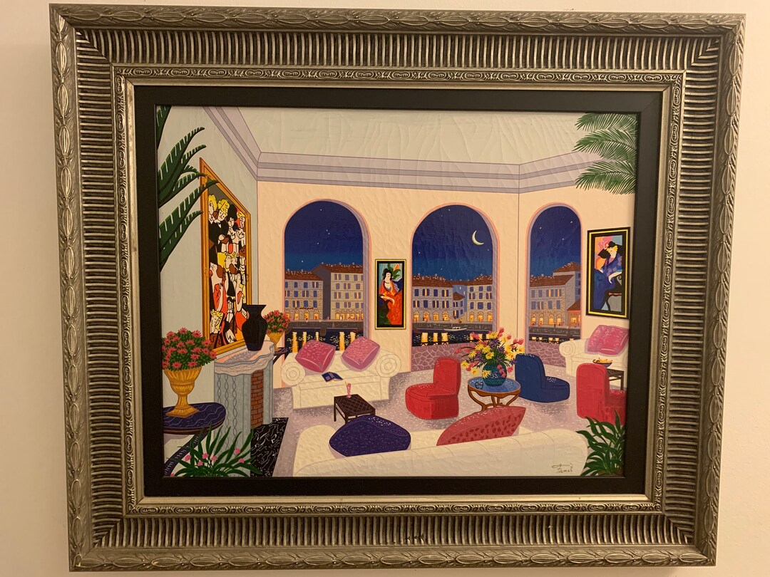 Francois Ledan Fanch Serigraph on Canvas Stunning - Etsy