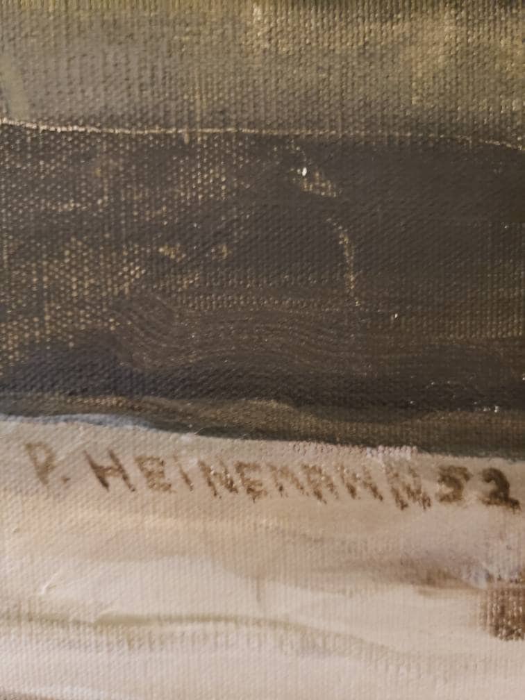 Reinhard Heinemann 1895 -1967 Oil Painting - Etsy