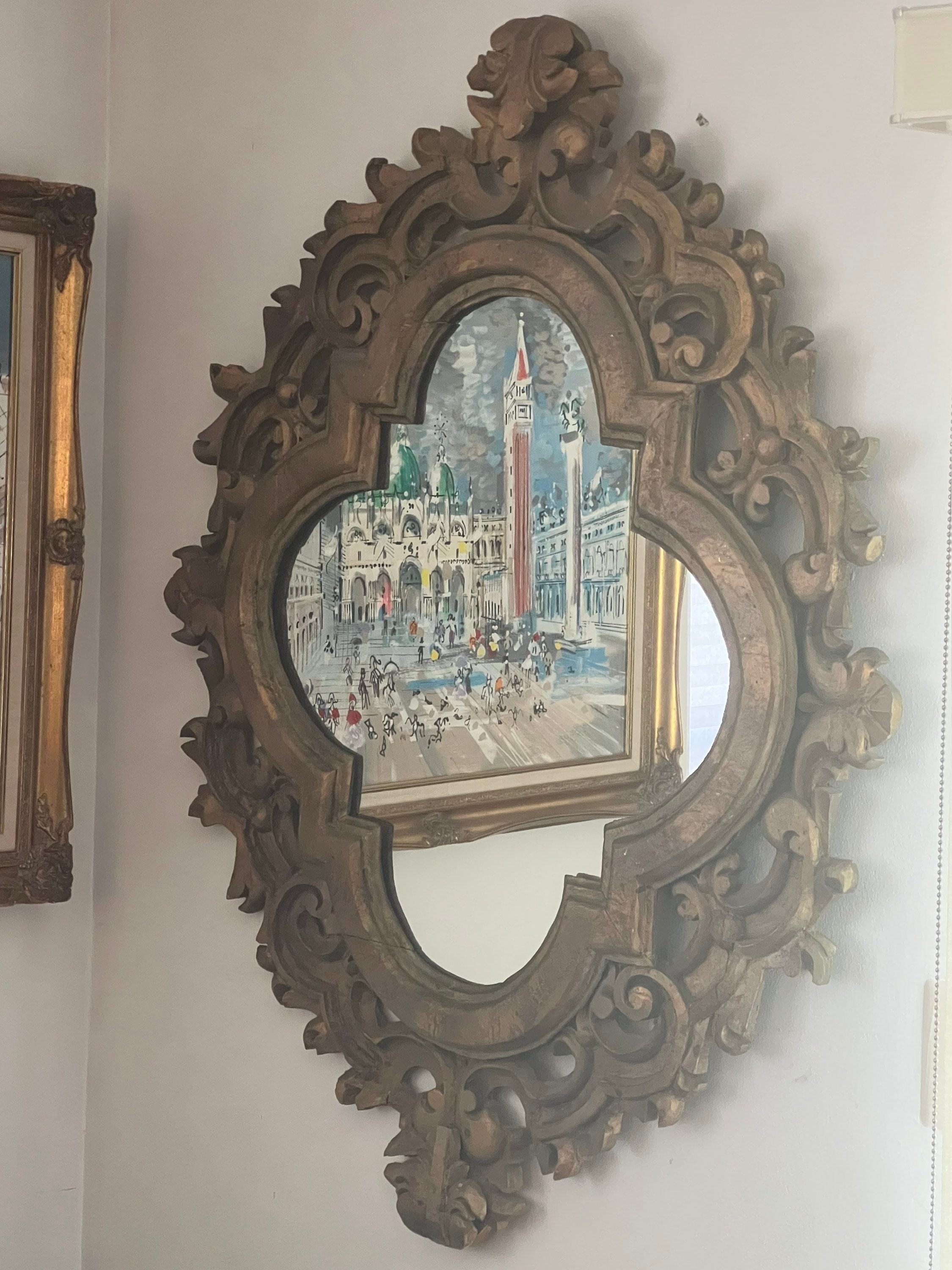 1960s Mexican Hand Carved Spanish Revival Mirror - Etsy