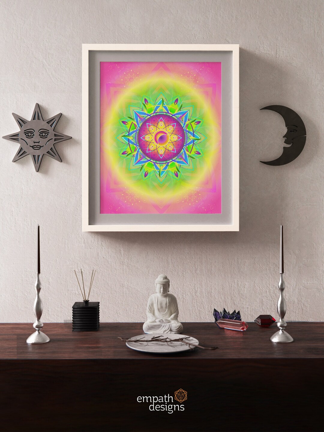 Spring Equinox Equinox Wall Art Print With Spring Flowers, Equinox ...