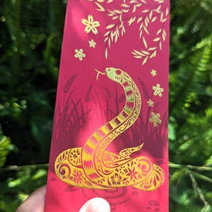 Year of the Snake 2025 Chinese New Year Envelope, Red Packet, Red ...