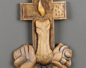 Religious Wood Carving curated by The Wood Carvers of Etsy on Etsy
