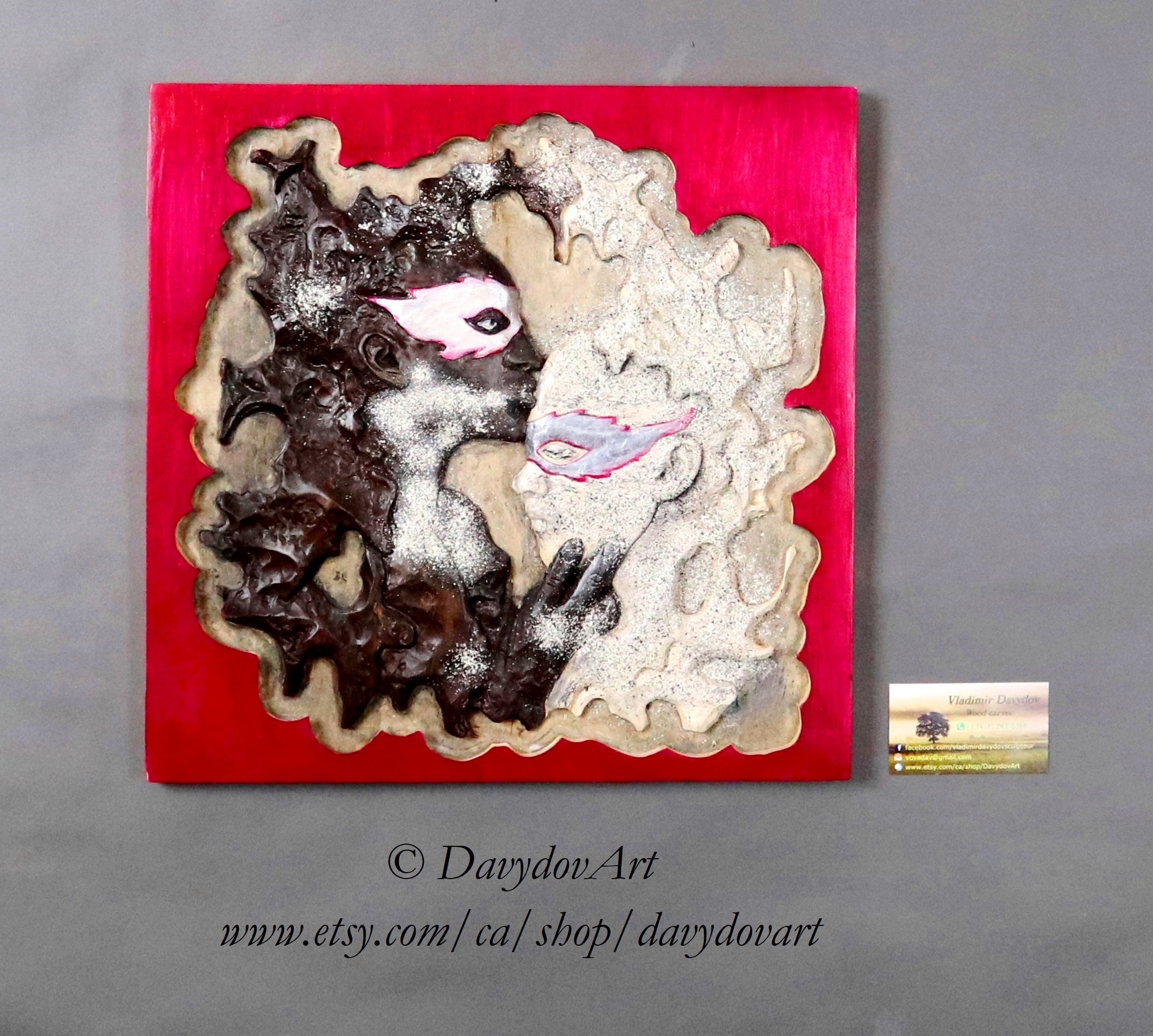 Abstract Wood Carvingmagic Touchlove Splashwedding - Etsy Canada