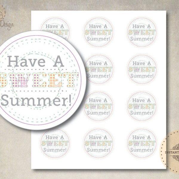 Have a kool Summer End of the School Year Tags Instant Download - Etsy