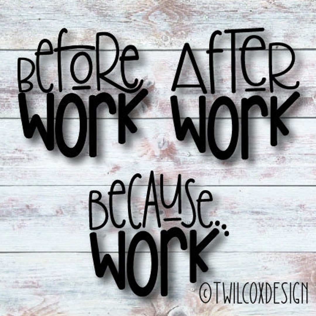 Work Round SVG for Use With Cutting Machines- DIGITAL FILE - Etsy