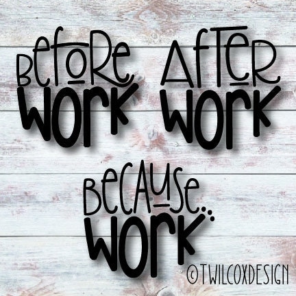 Work Round SVG for Use With Cutting Machines- DIGITAL FILE - Etsy