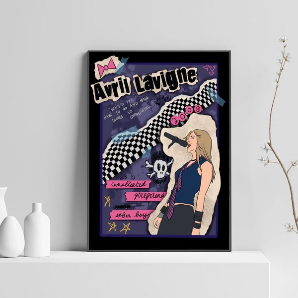 Avril Lavigne Poster - Etsy
