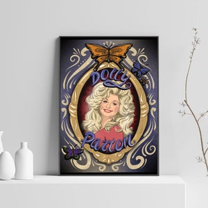 A Dolly Parton Poster - Etsy