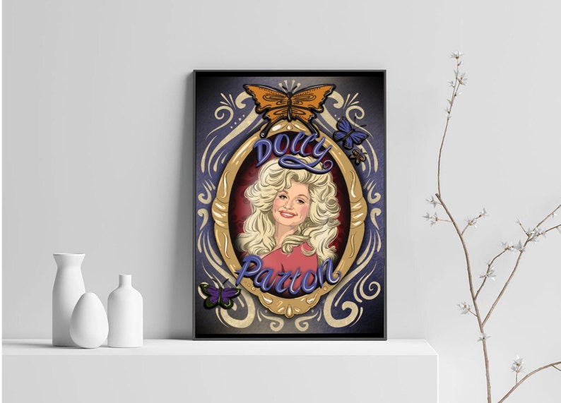 A Dolly Parton Poster - Etsy