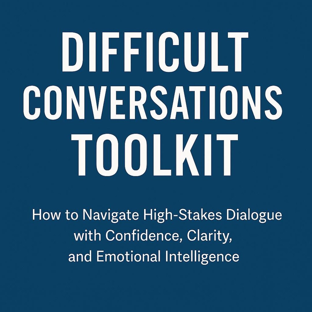 Difficult Conversations Toolkit | Printable Workbook + Flashcards ...