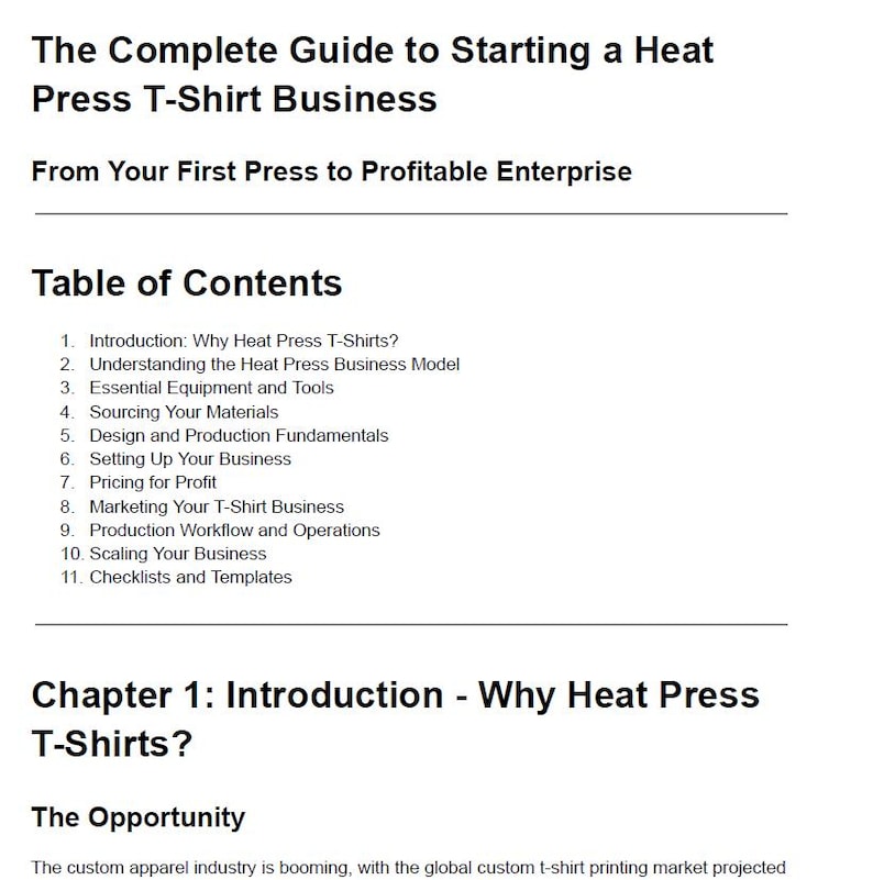 The Complete Guide to Starting a Heat Press T-shirt Business Make Money ...