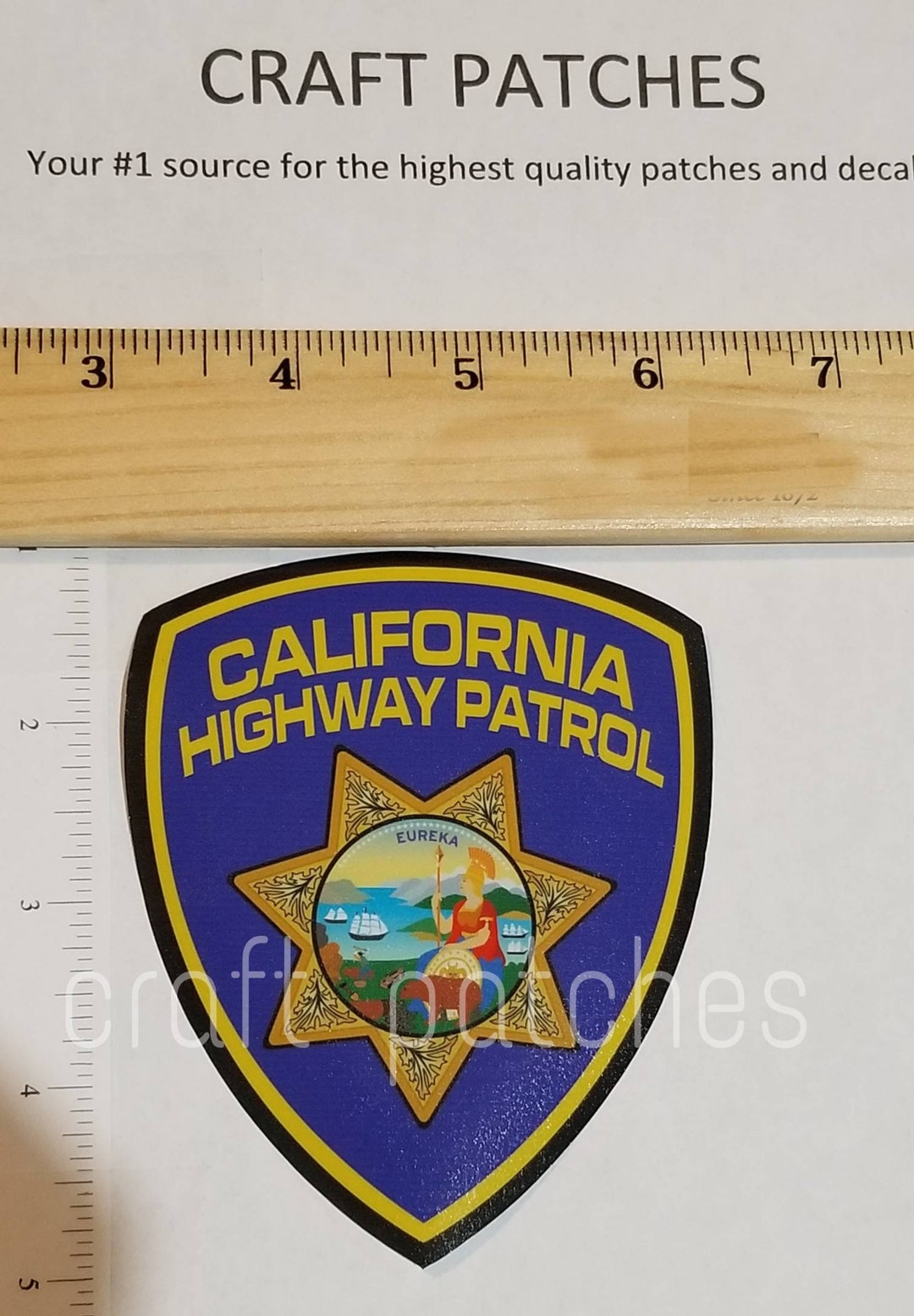 CHP California Highway Patrol Decal CA Police Inside Window Decal - Etsy