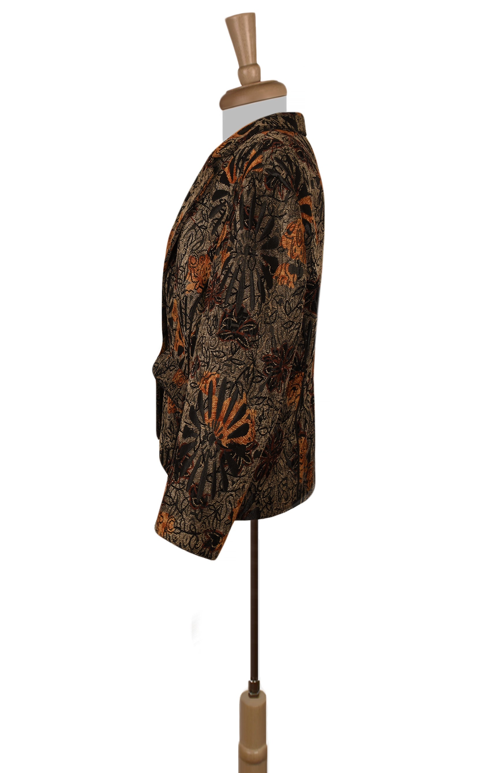 Tapestry Jacket- Tapestry Coat- Vintage Tapestry Jacket- Carpet Coat ...