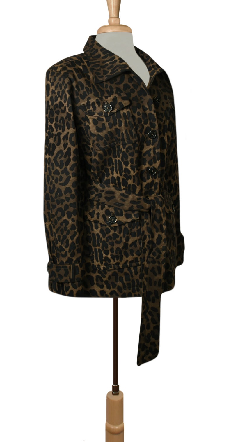 Women's Jacket Leopard Jacket Leopard Print Jacket - Etsy