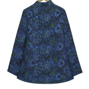 Quilted Jacket- Quilt Jacket Women- Quilt Coat- Blue Quilted Jacket ...