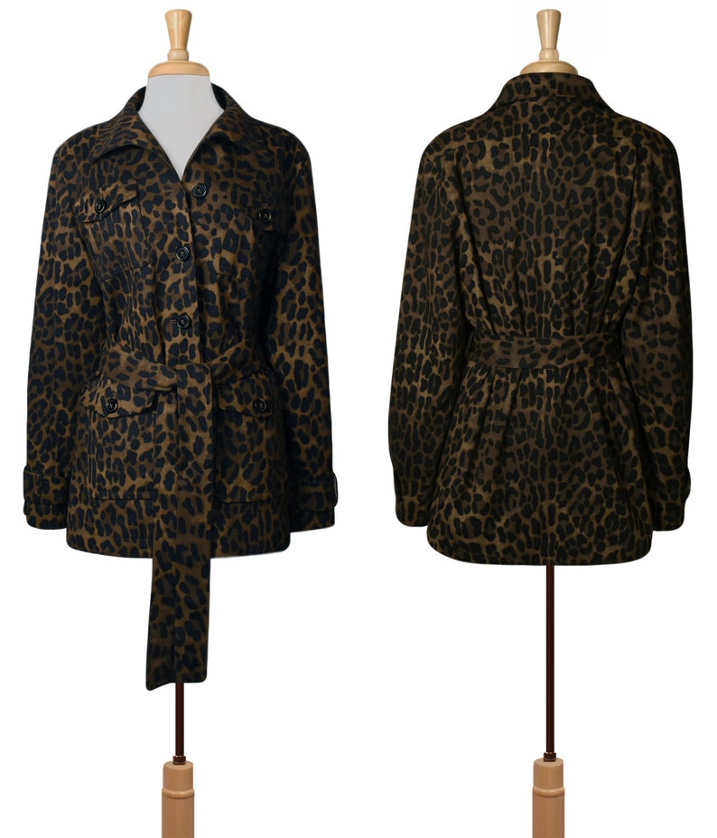 Women's Jacket Leopard Jacket Leopard Print Jacket - Etsy