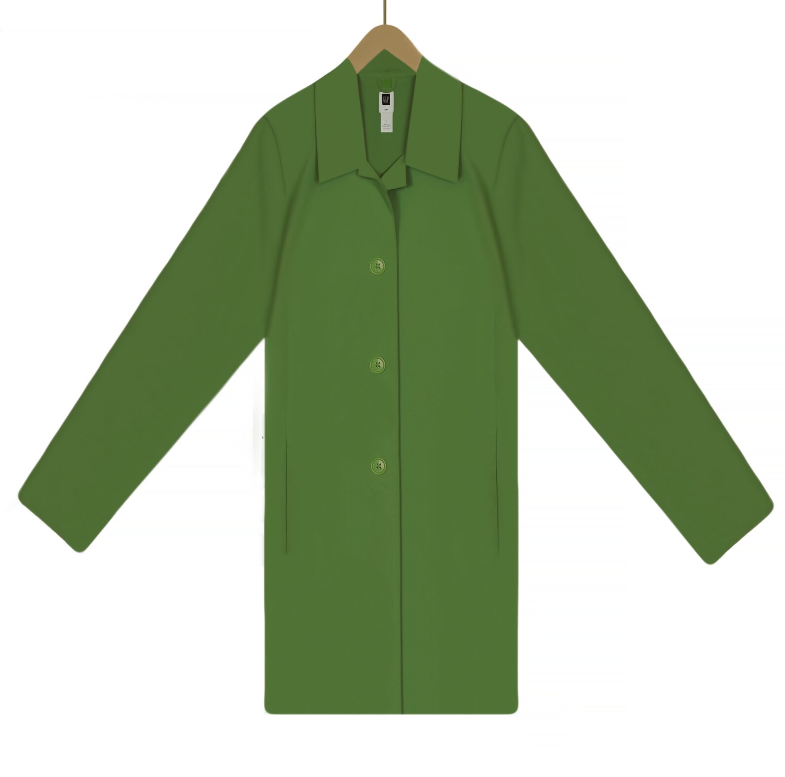 Women's Coat- Lime Green Jacket- Lime Green Coat- Long Jacket Women ...