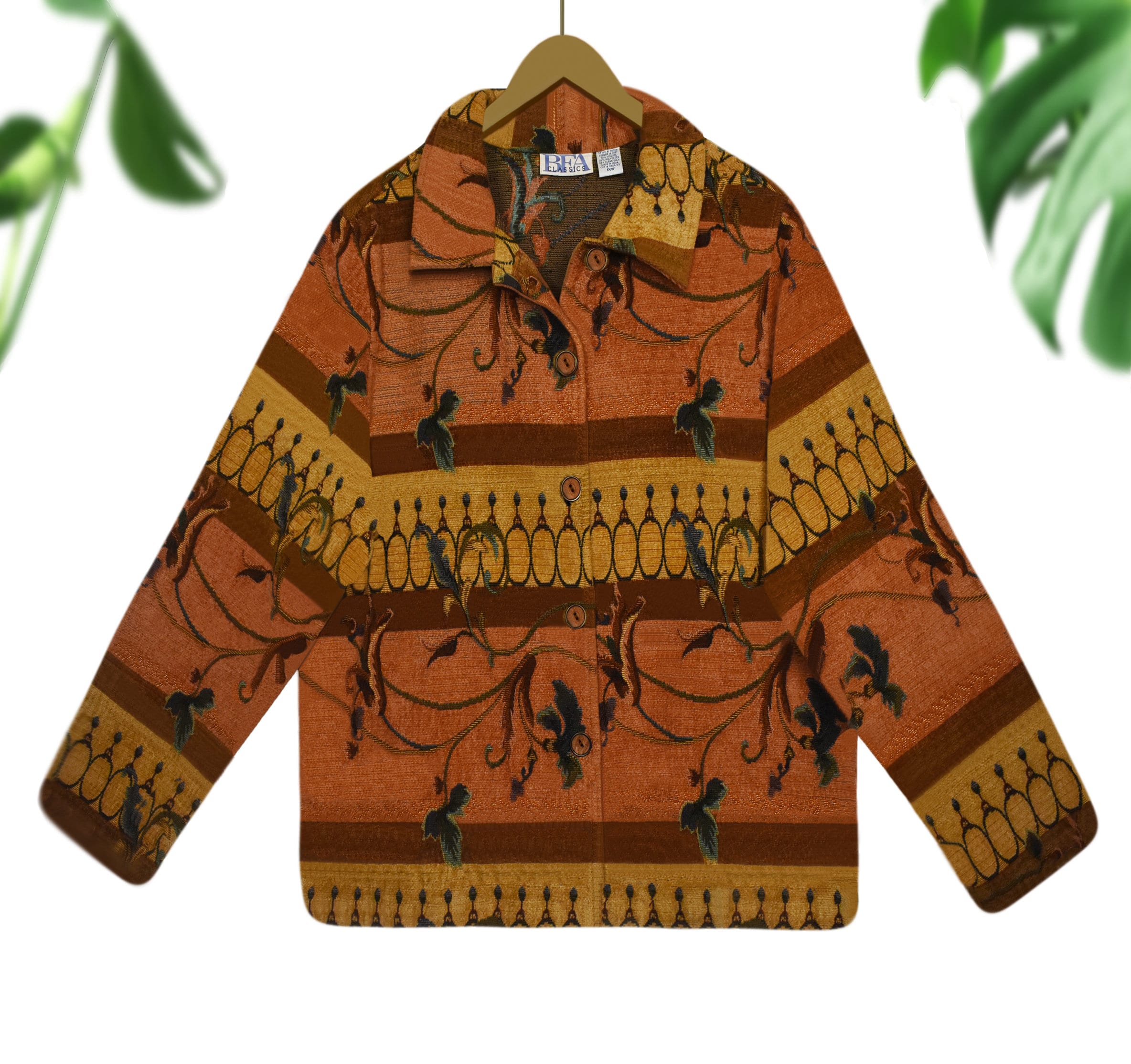 Tapestry Jacket- Carpet Coat- Tapestry Coat- Oversize Coat- Oversize ...