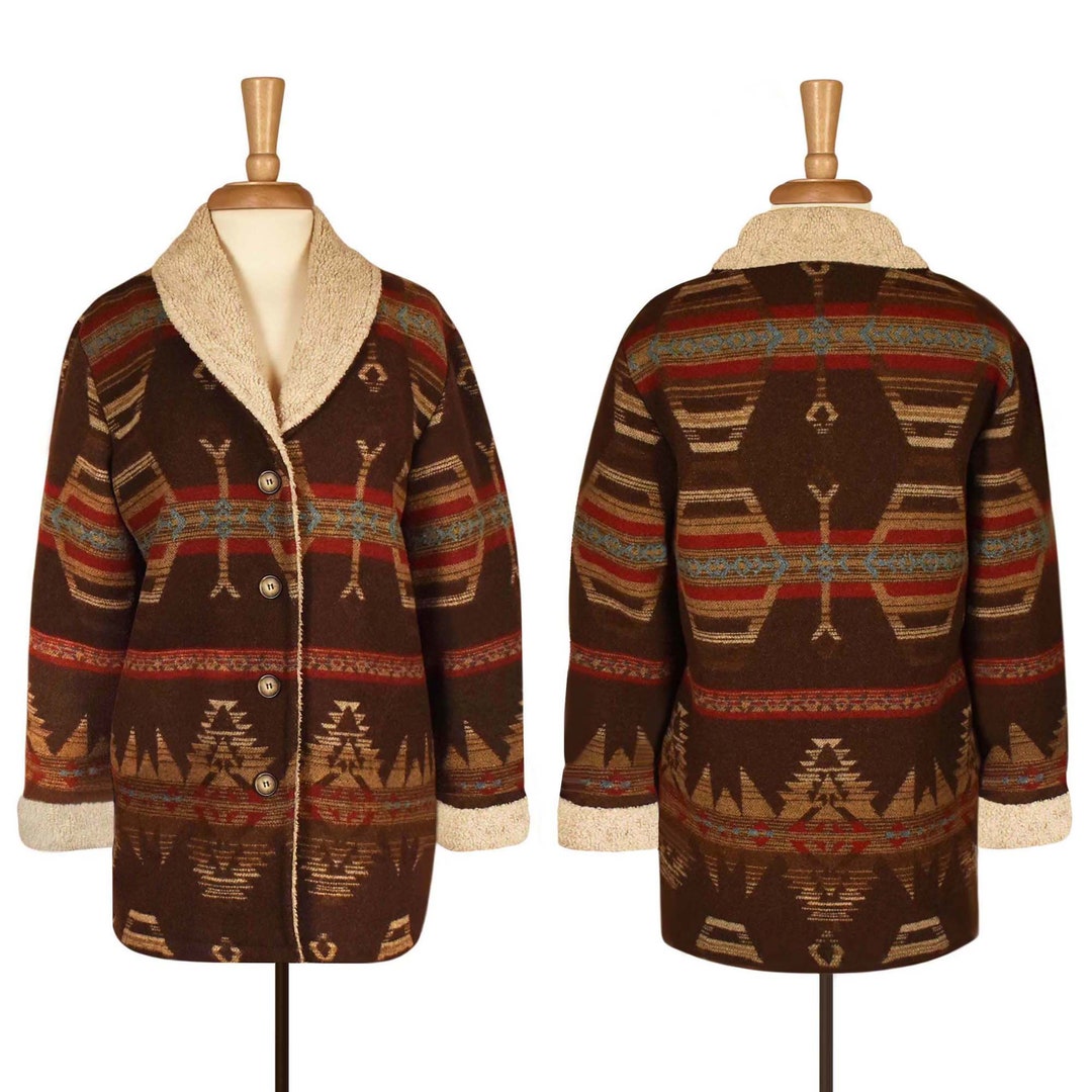 Women's Tribal Jacket- Tribal Print Jacket- Native American Jacket ...