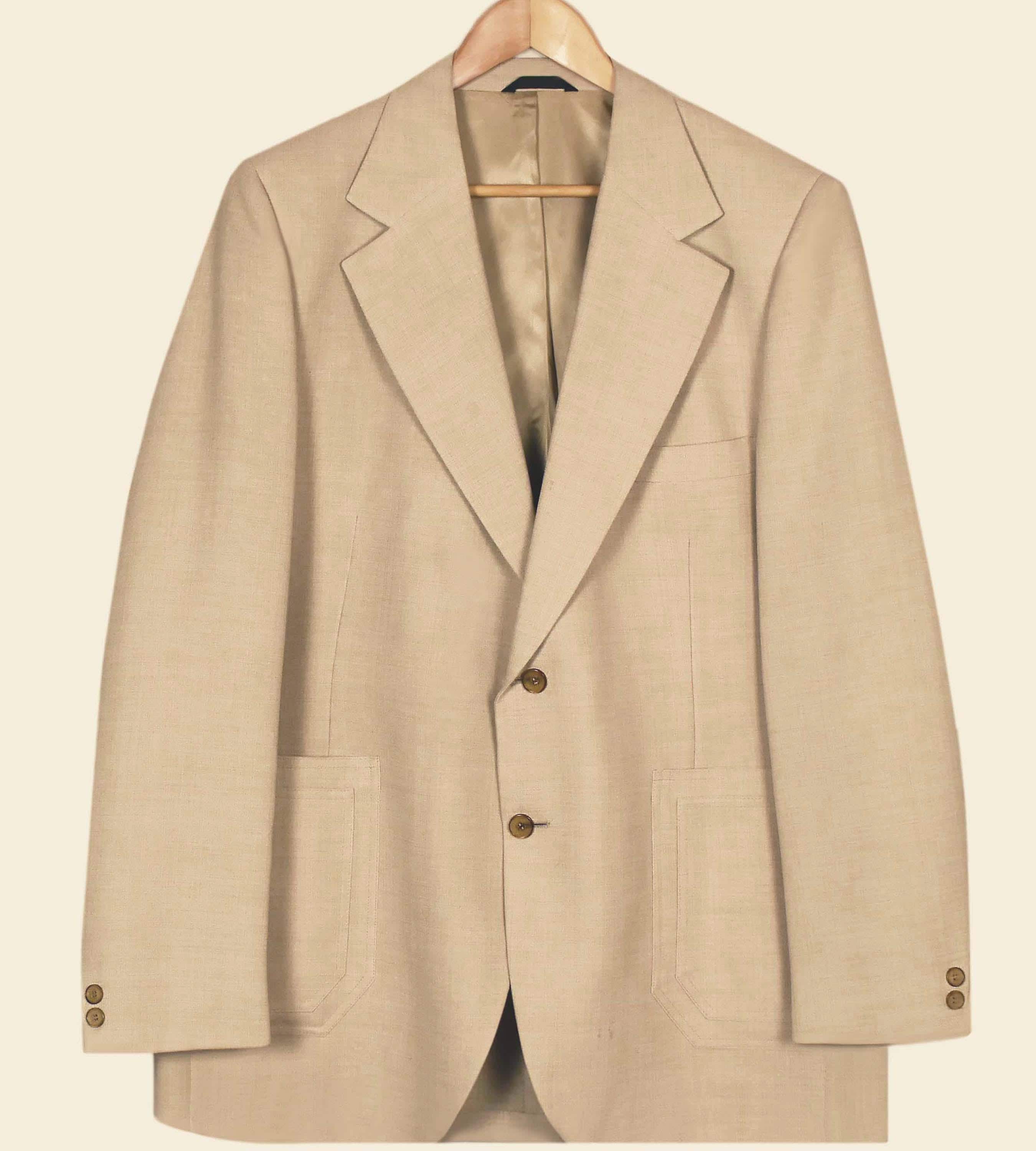 Johnny Carson Suit Jacket- 60s Suit Jacket- Mens Suit Jacket 44l ...