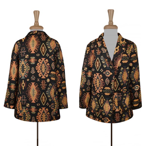 Native Print Jacket - Etsy