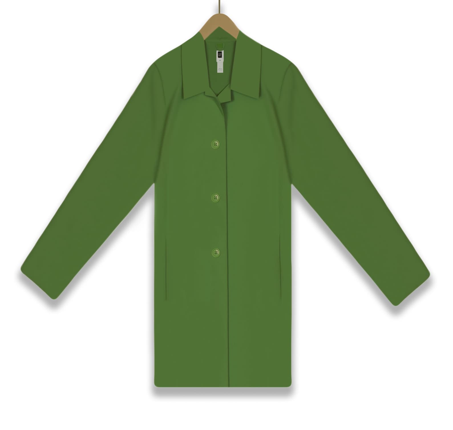 Women's Coat- Lime Green Jacket- Lime Green Coat- Long Jacket Women ...