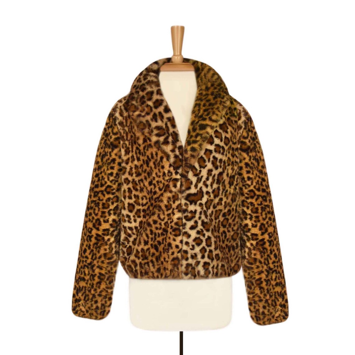 Wild Fable Faux Fur Jacket Leopard Faux Fur Cropped Jacket Leopard Print Jacket Short Leopard ...