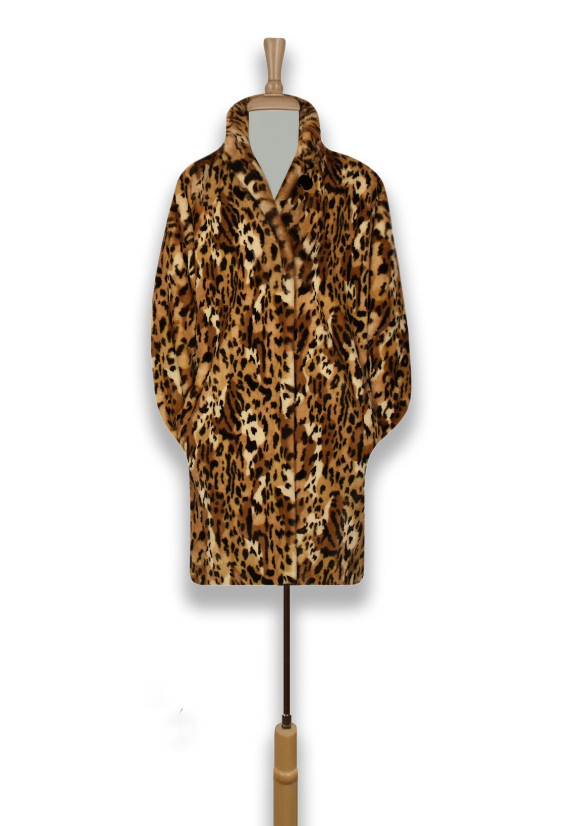 Women's Leopard Coat Leopard Print Coat Animal Print Fur Leopard Coat ...