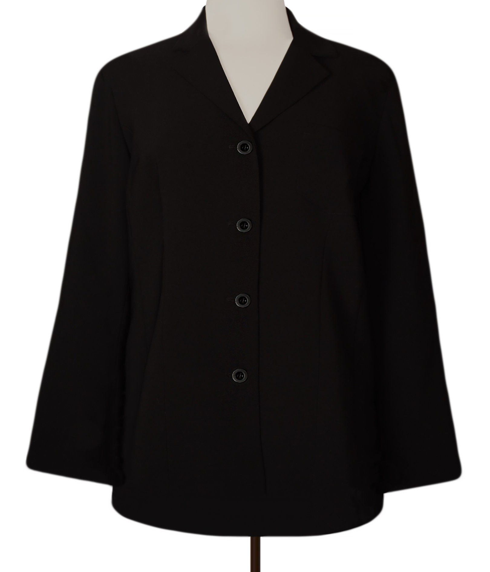 Women's Black Jacket- Simple Black Jacket- Black Coat- Blazer Jacket ...