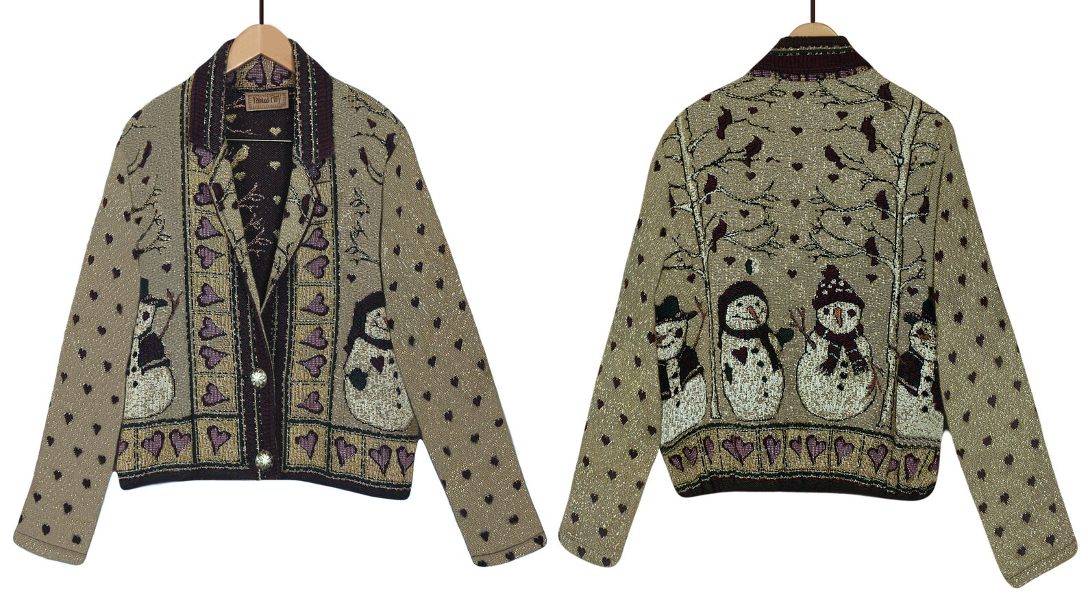 Painted Pony Jacket- Painted Pony Coat- Snowman Jacket- Christmas ...