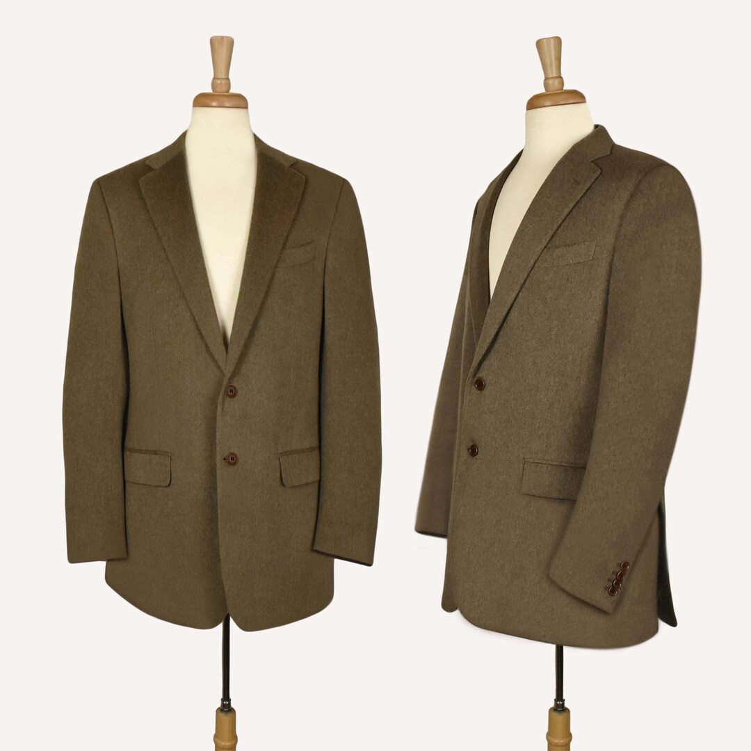 Mens Cashmere Coat- Designer Jacket Men- Suit Jacket Men- Mens Cashmere ...