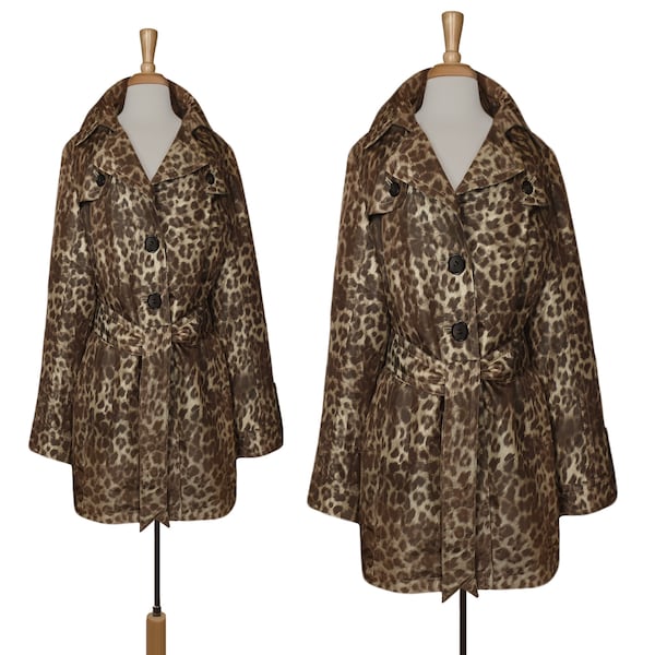 Leopard Raincoat - Etsy
