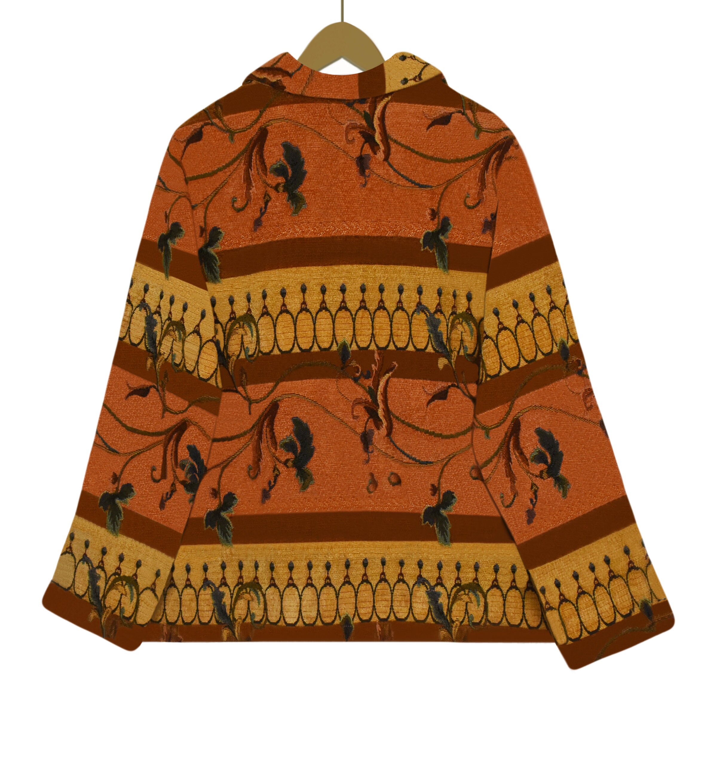 Tapestry Jacket- Carpet Coat- Tapestry Coat- Oversize Coat- Oversize ...