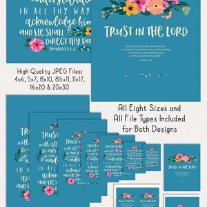 2022 LDS Young Women Youth Theme Trust in the Lord Posters: 8 Sizes ...
