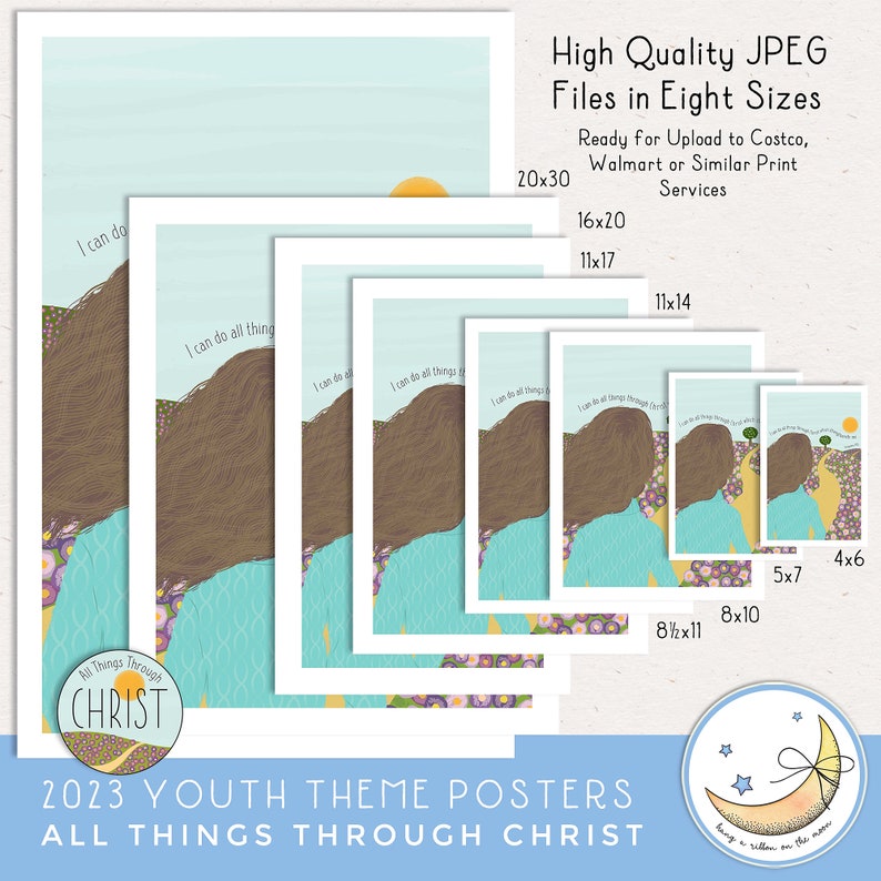 2023 LDS YW Youth Theme Posters All Things in Christ Nine - Etsy