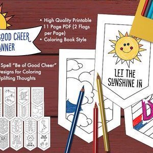 Banner Printable PDF, Be of Good Cheer, Young Women & Primary ...